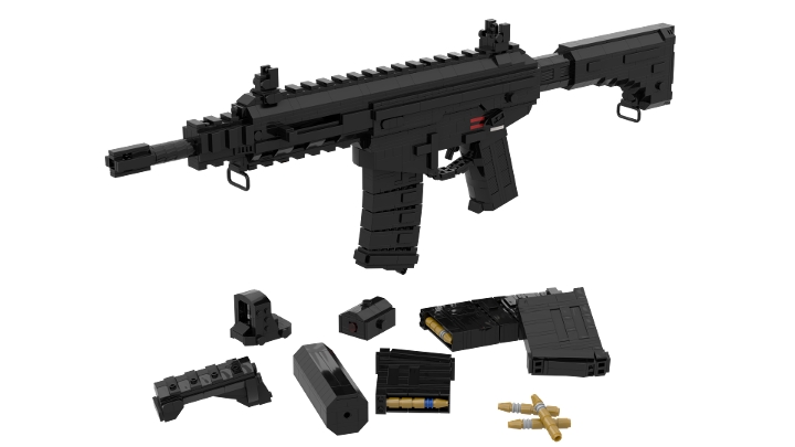 Assault Rifle from BrickLink Studio [BrickLink]