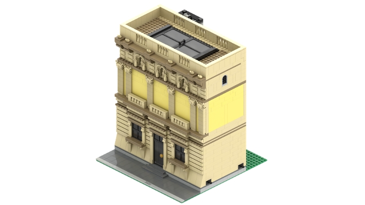 Private Collection Art Museum (Modular) from BrickLink Studio [BrickLink]