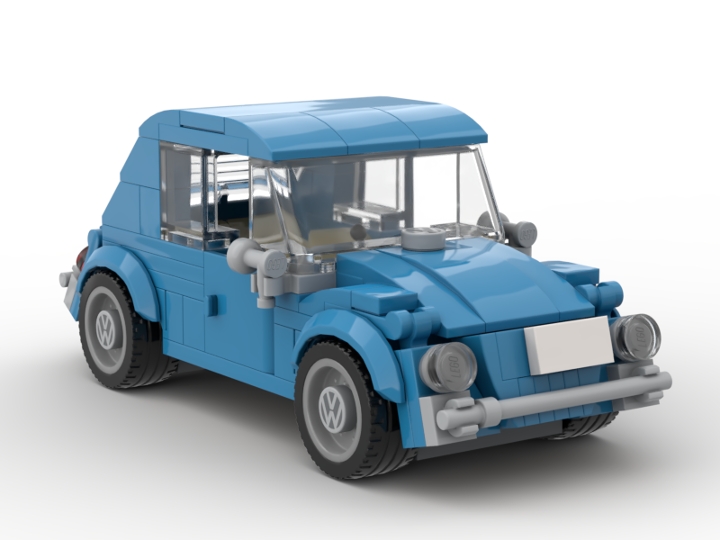 1953-1978 Volkswagen Basic Beetle Type 1 Sedan from BrickLink Studio ...