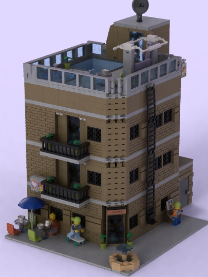 city hotel from BrickLink Studio [BrickLink]