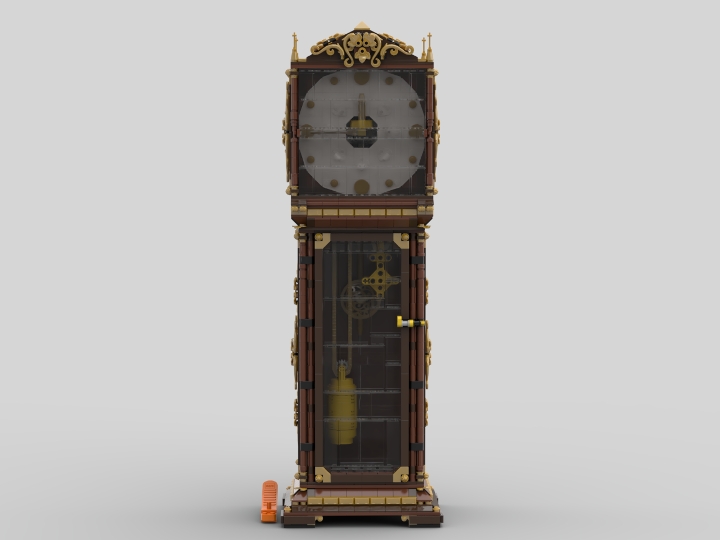 Grandfather clock from BrickLink Studio [BrickLink]