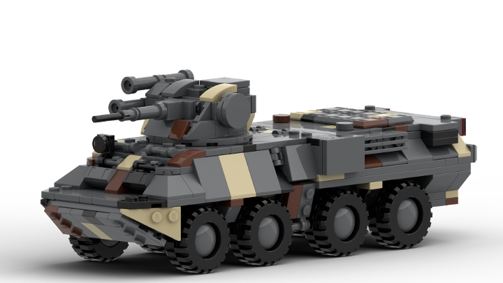 BTR-3 from BrickLink Studio [BrickLink]