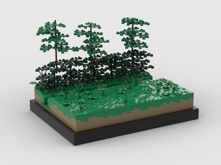 the hedgegrows from BrickLink Studio [BrickLink]