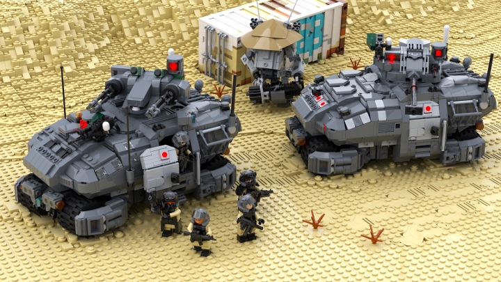Karak-8 Heavy APC from BrickLink Studio [BrickLink]