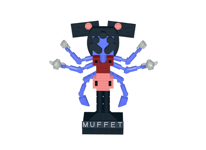 Muffet from Undertale from BrickLink Studio [BrickLink]
