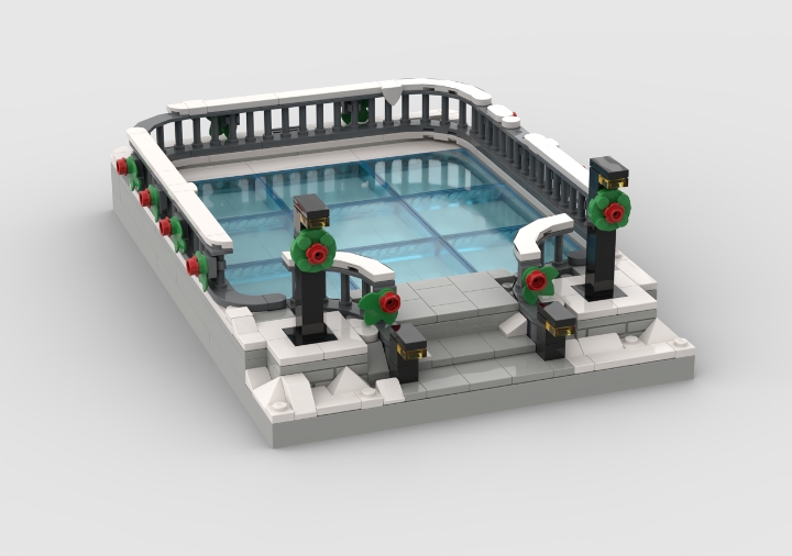 Winter Skating Rink from BrickLink Studio [BrickLink]