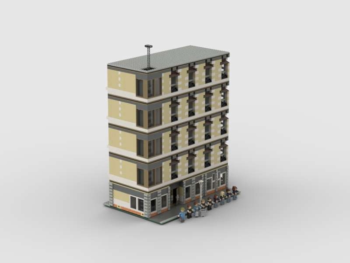The Modular Hotel from BrickLink Studio [BrickLink]