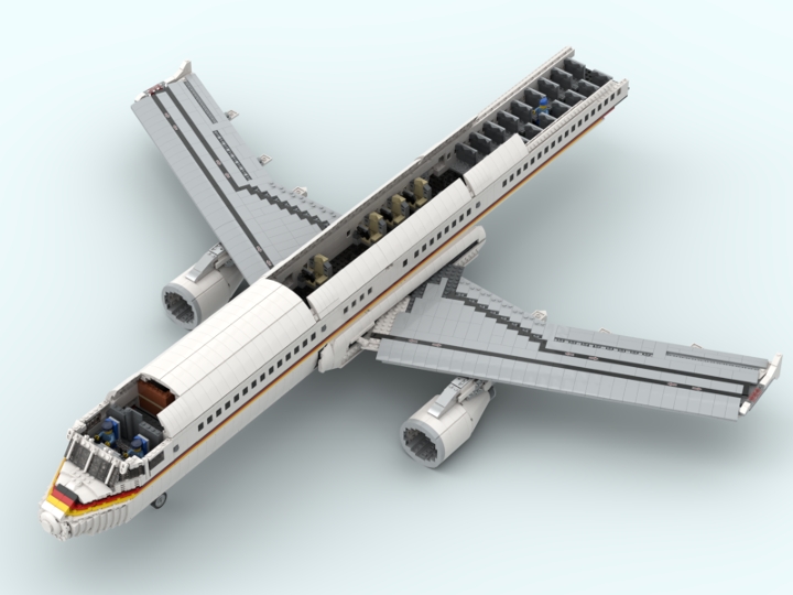 Airbus A321 from BrickLink Studio [BrickLink]