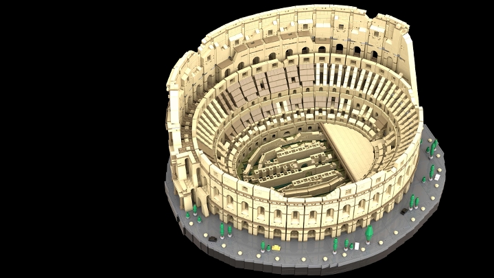 Colosseum 10276 Enhanced Edition from BrickLink Studio [BrickLink]