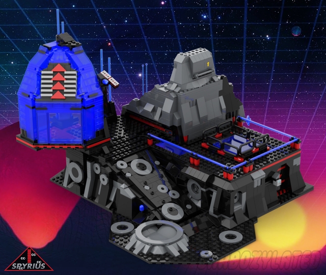 Spyrius Lunar Base Protazoa from BrickLink Studio [BrickLink]
