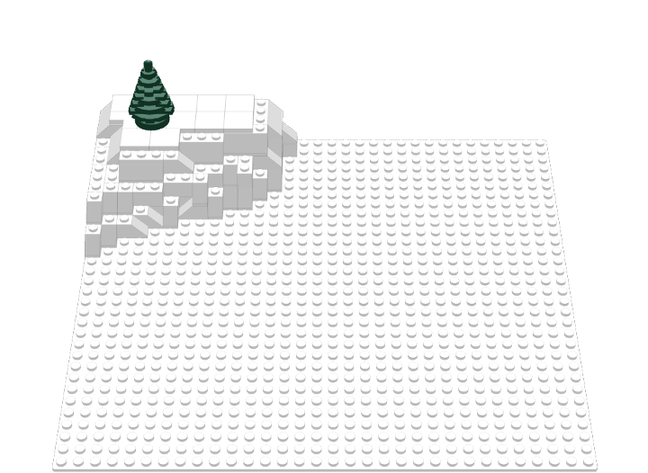 Snowy Landscape from BrickLink Studio [BrickLink]