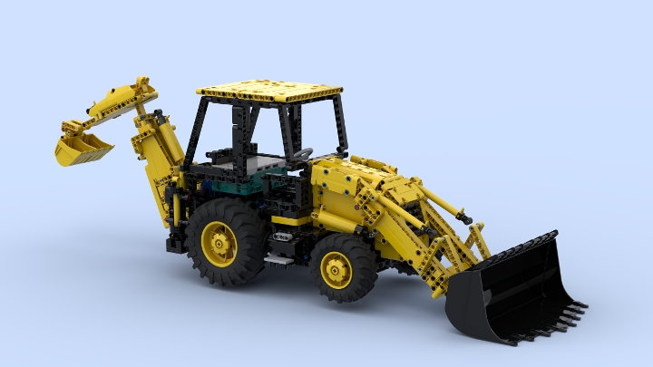 JCB from BrickLink Studio [BrickLink]