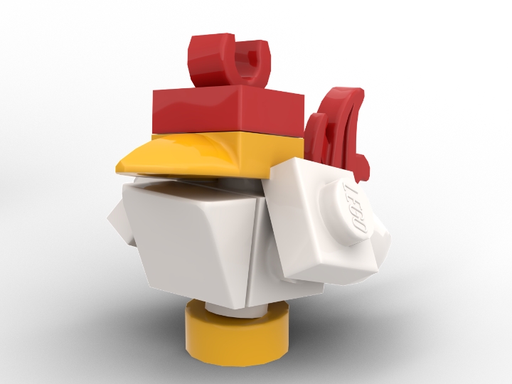 Lego Fortnite - Chicken from BrickLink Studio [BrickLink]