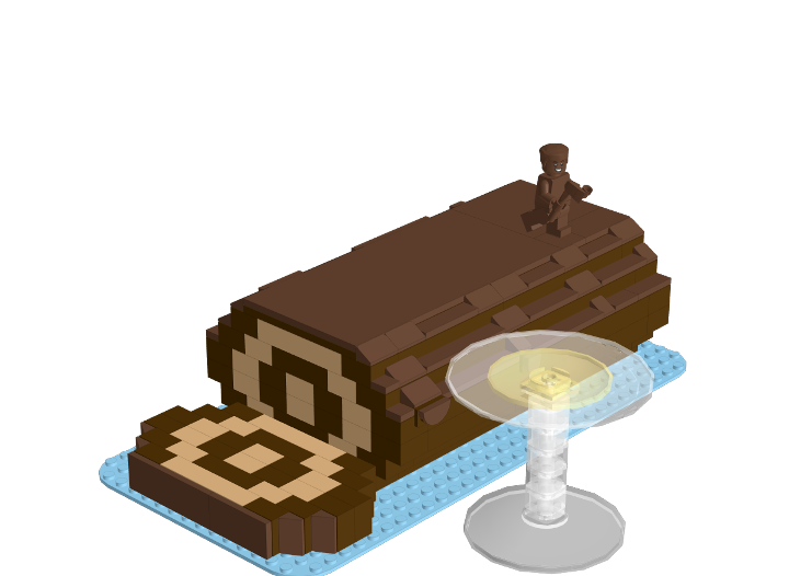 bûche from BrickLink Studio [BrickLink]
