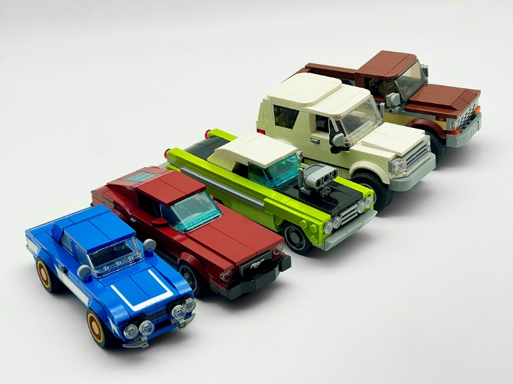 Ford Vehicle Pack #4 from BrickLink Studio [BrickLink]