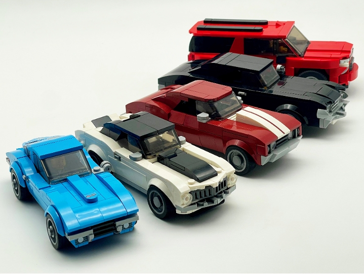 Chevrolet Vehicle Pack #2 from BrickLink Studio [BrickLink]