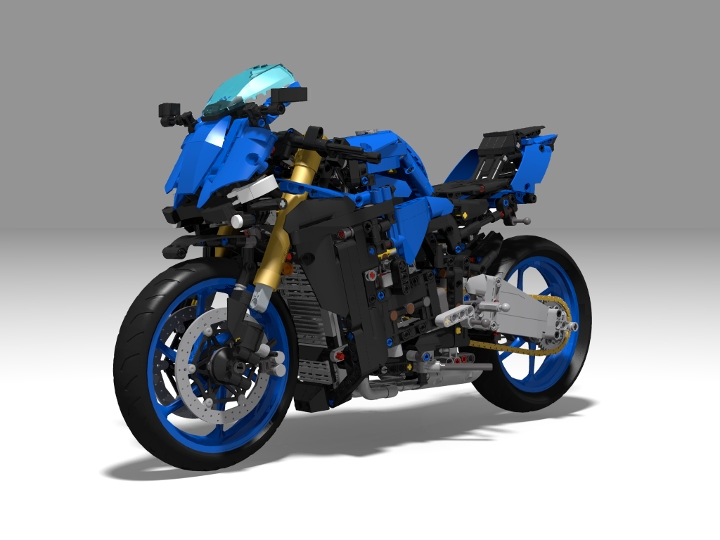 Yamaha R1 from BrickLink Studio [BrickLink]