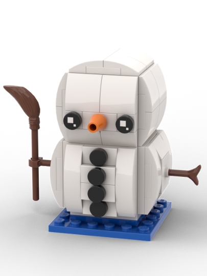 Snowman from BrickLink Studio [BrickLink]