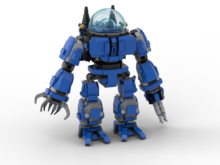 Blue Mech full from BrickLink Studio [BrickLink]