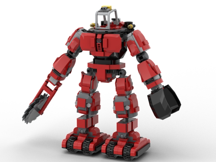 Red Mech expanded from BrickLink Studio [BrickLink]