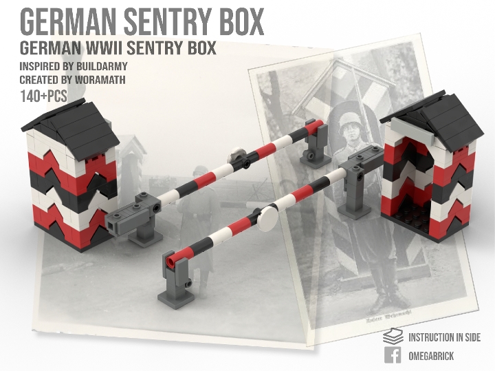 German Sentry Box from BrickLink Studio [BrickLink]