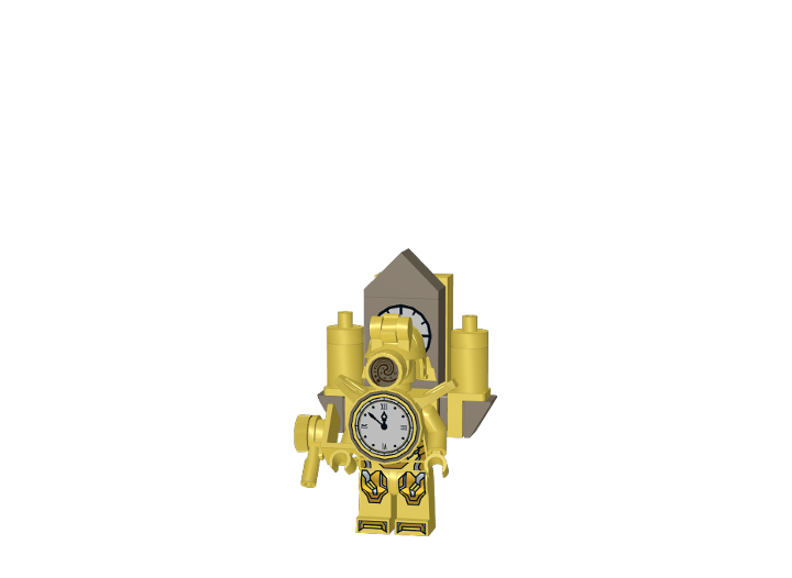 titan clockman lego minifig from BrickLink Studio [BrickLink]