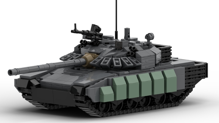 T-80BVM v2 from BrickLink Studio [BrickLink]
