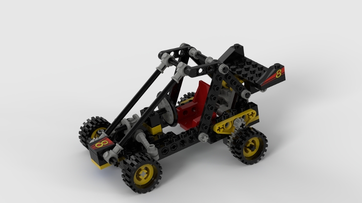 8818 - Baja Blaster - Desert Racer from BrickLink Studio [BrickLink]