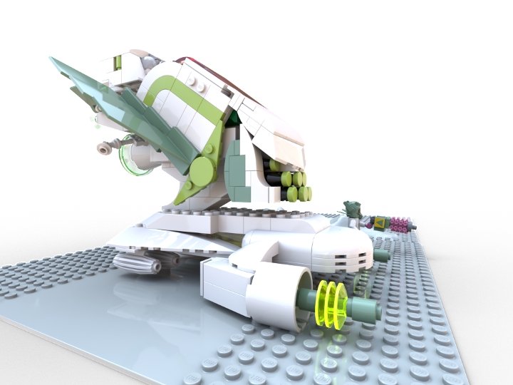 spaceship idea for CMF space robot series 24 model new bottom from ...