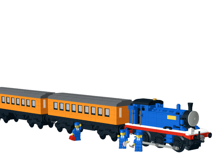 Thomas the tank engine (mix of RWS and TV series) from BrickLink Studio ...