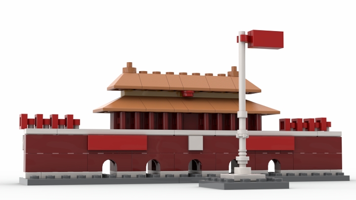 Tiananmen MINI MOC from BrickLink Studio [BrickLink]