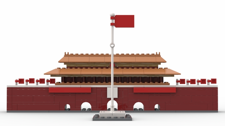 Tiananmen MOC from BrickLink Studio [BrickLink]