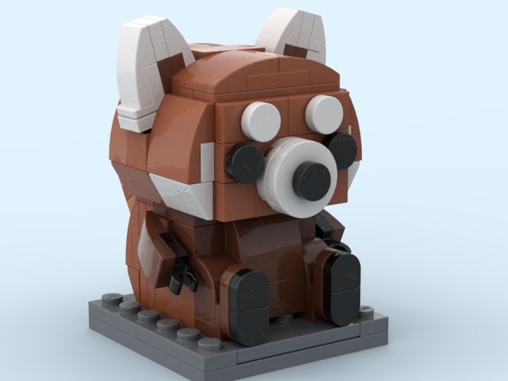 Red Panda from BrickLink Studio [BrickLink]