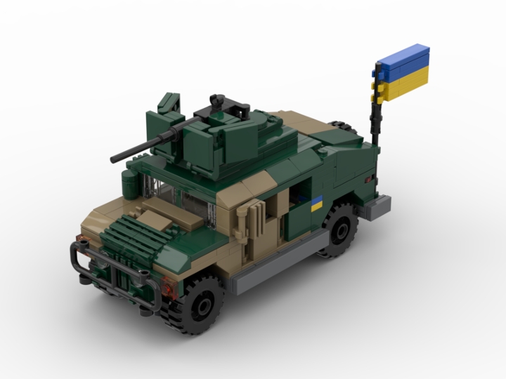 UKRAINIAN HUMVEE from BrickLink Studio [BrickLink]