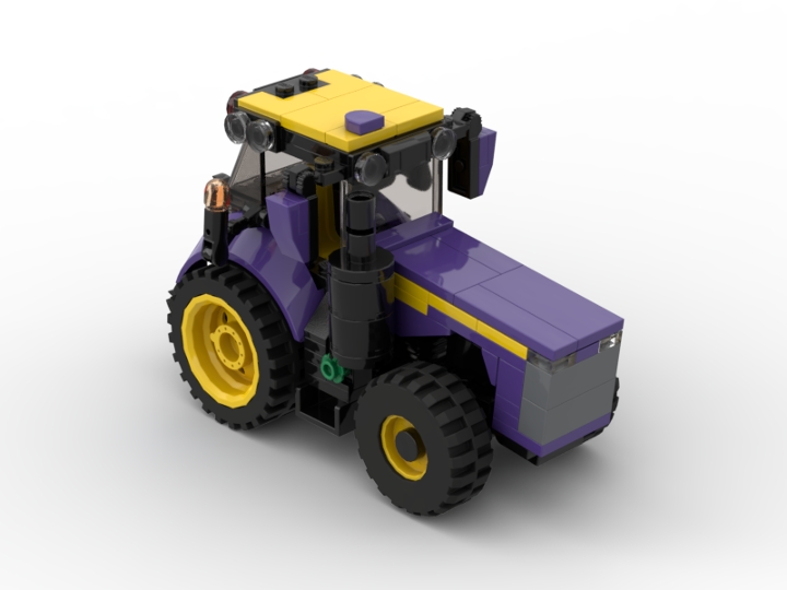 Purple Tractor from BrickLink Studio [BrickLink]