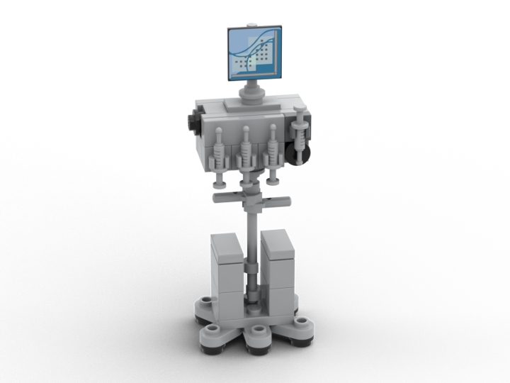 Nidus Dialysis machine from BrickLink Studio [BrickLink]