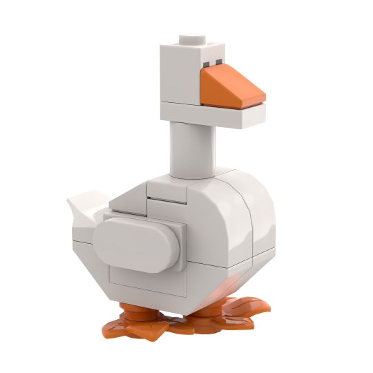 goose from BrickLink Studio [BrickLink]