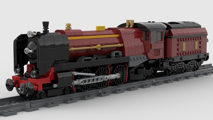 4-6-2 8stw Red Earl V2 from BrickLink Studio [BrickLink]