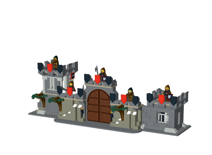 Wolf Pack Outpost from BrickLink Studio [BrickLink]