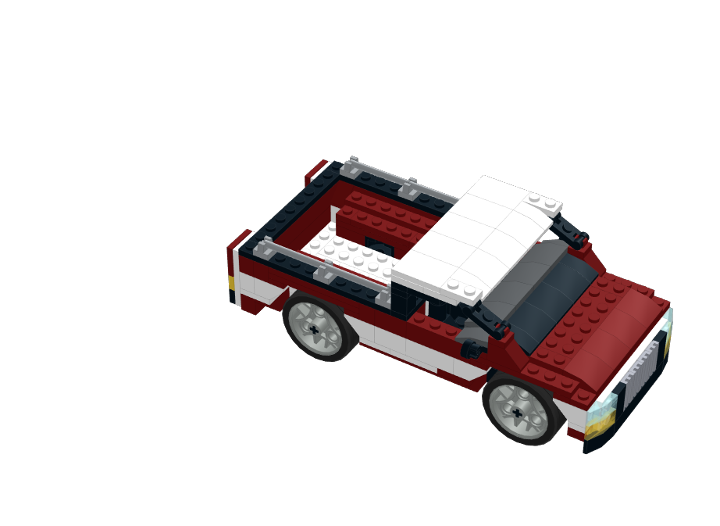 red truck from BrickLink Studio [BrickLink]