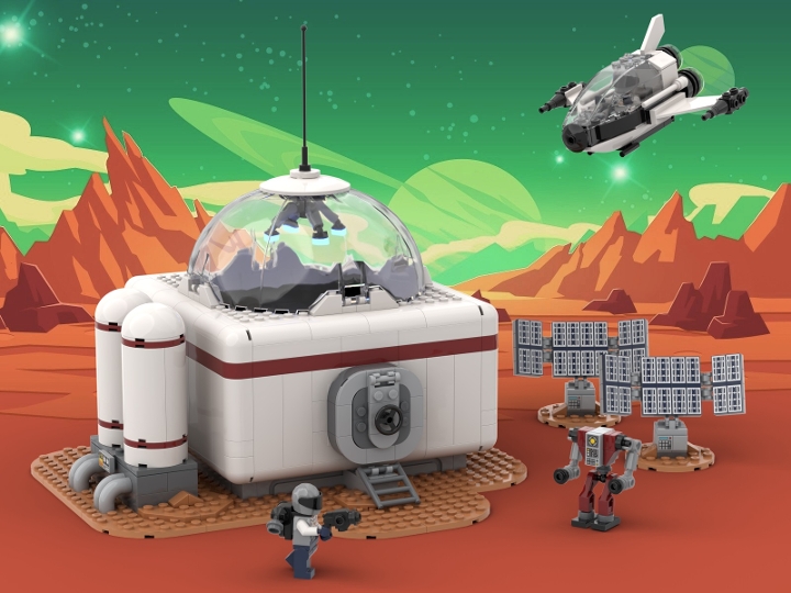 Space Settlement from BrickLink Studio [BrickLink]