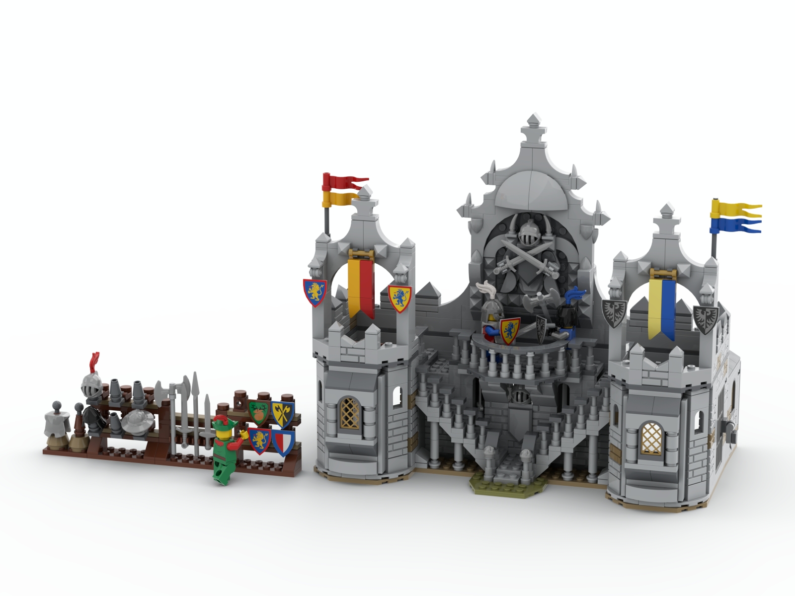 [The medieval duel hall] [BrickLink]