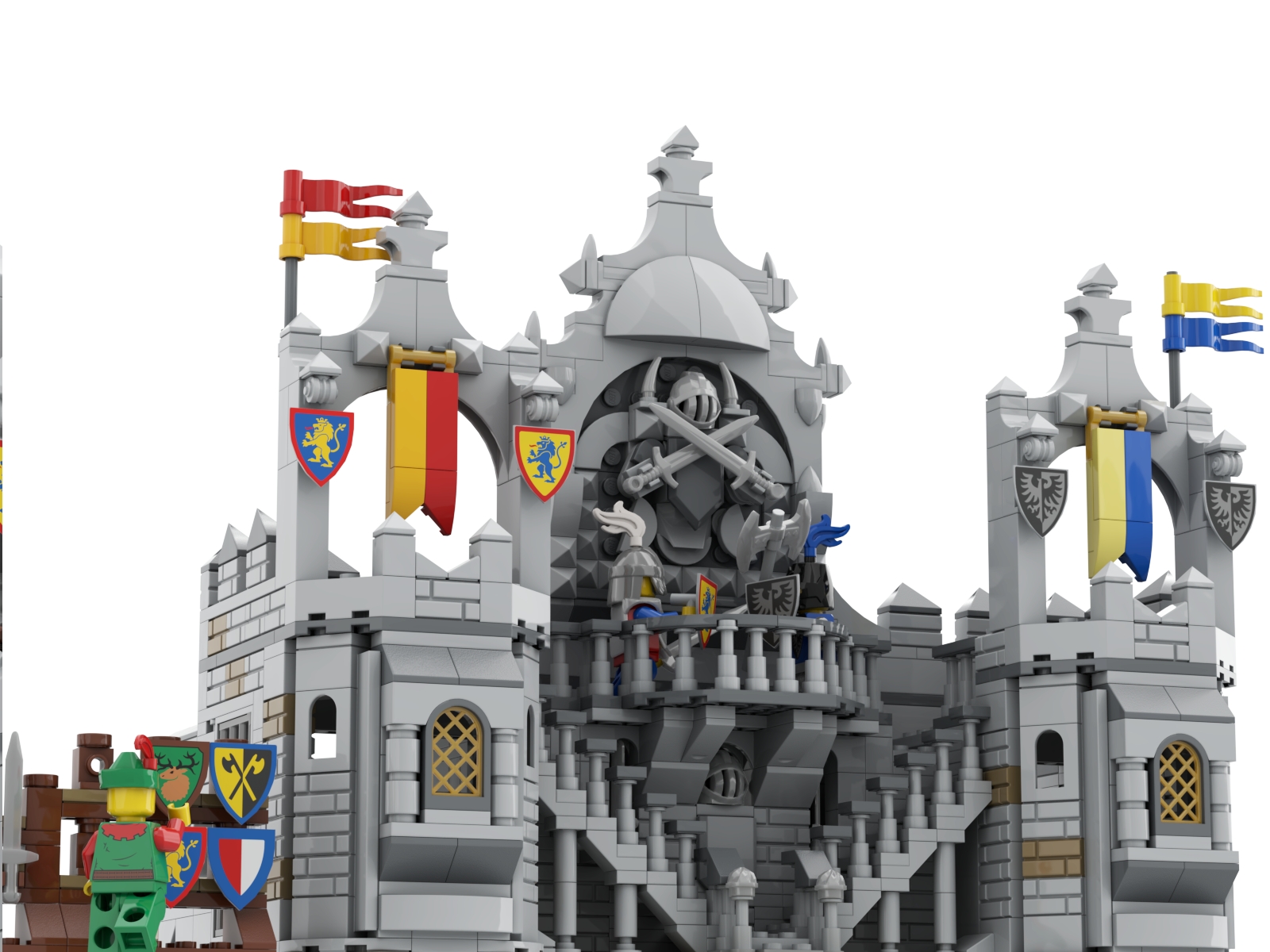 [The medieval duel hall] [BrickLink]