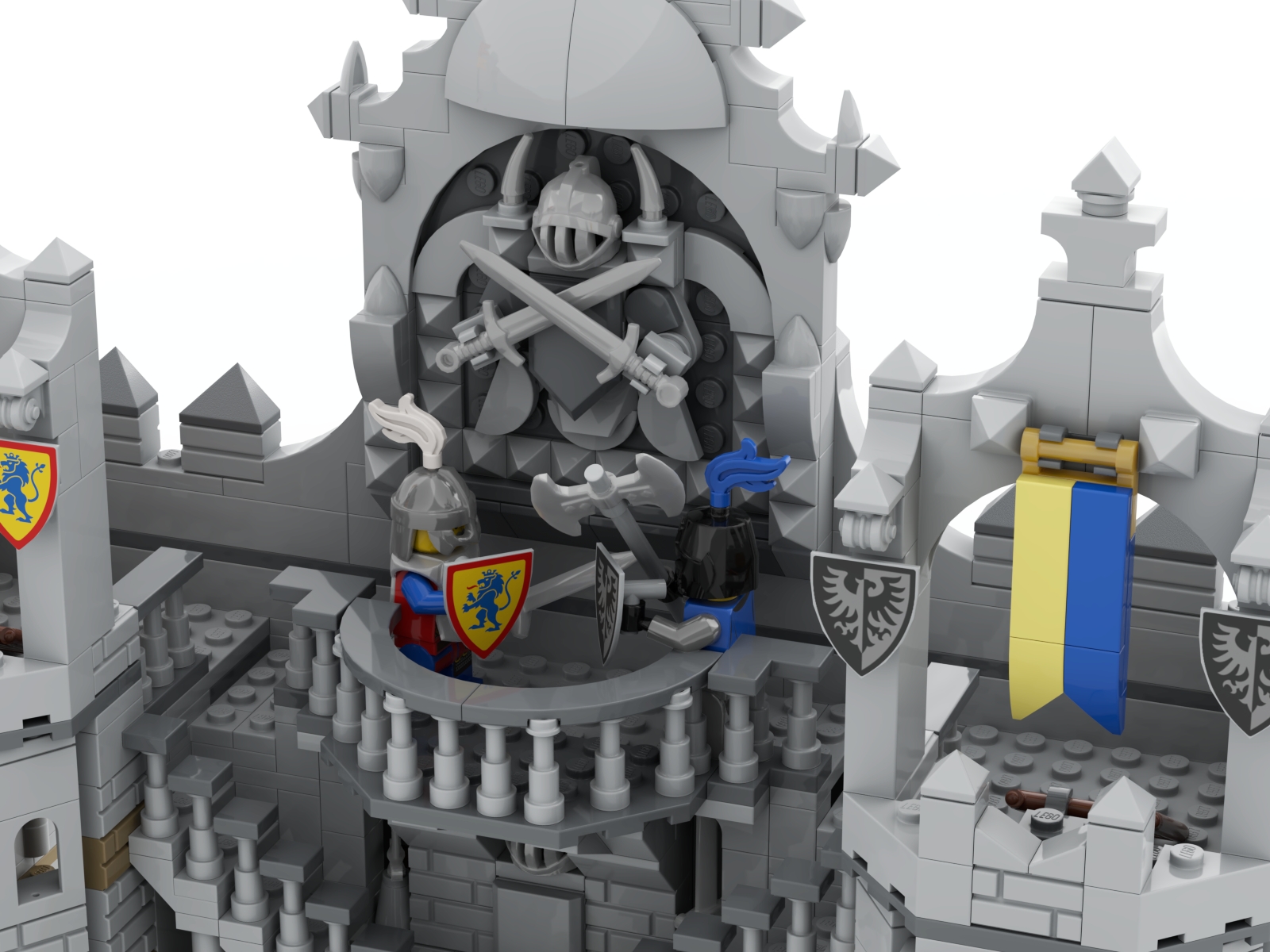 [The medieval duel hall] [BrickLink]