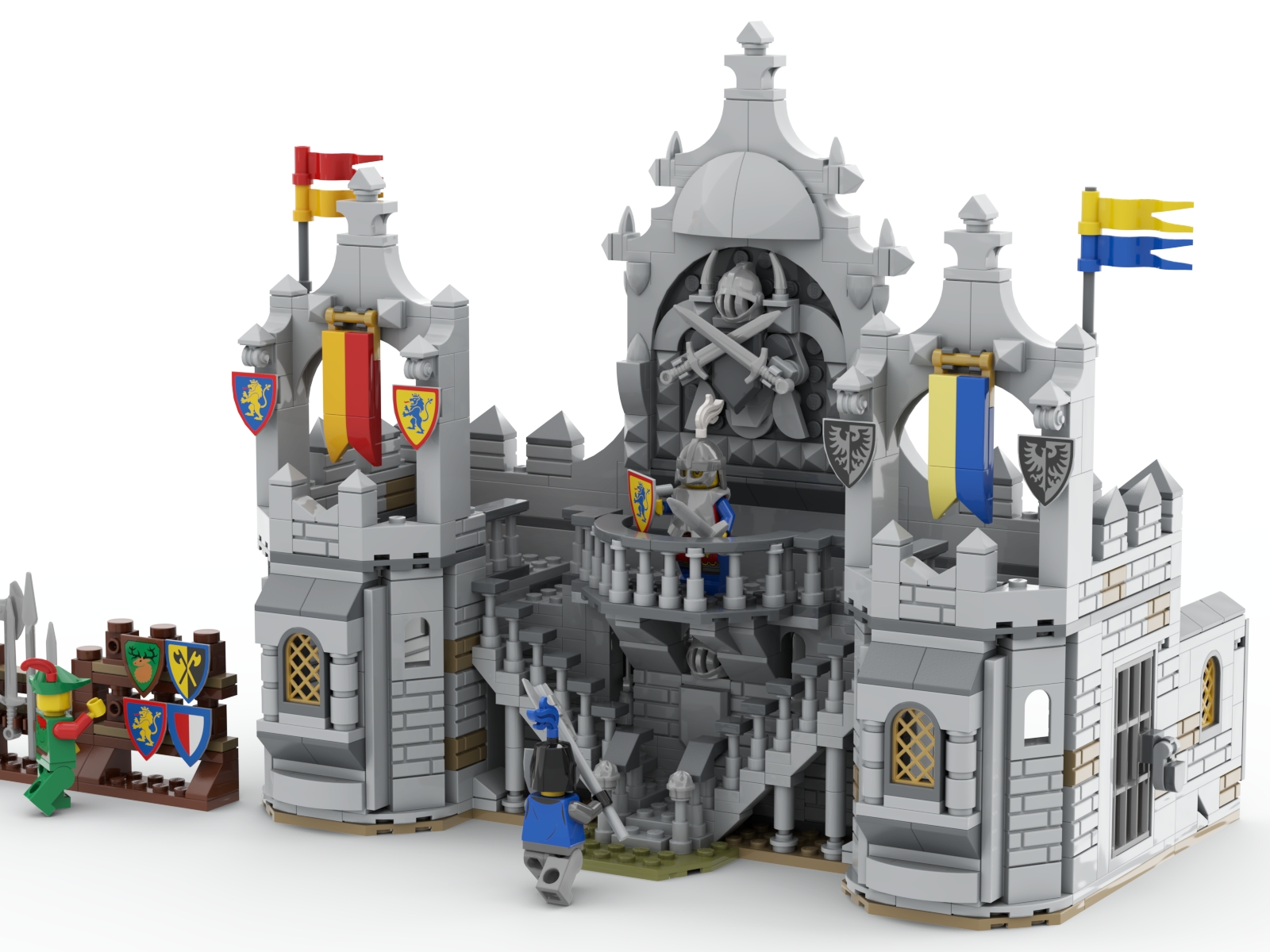 [The medieval duel hall] [BrickLink]