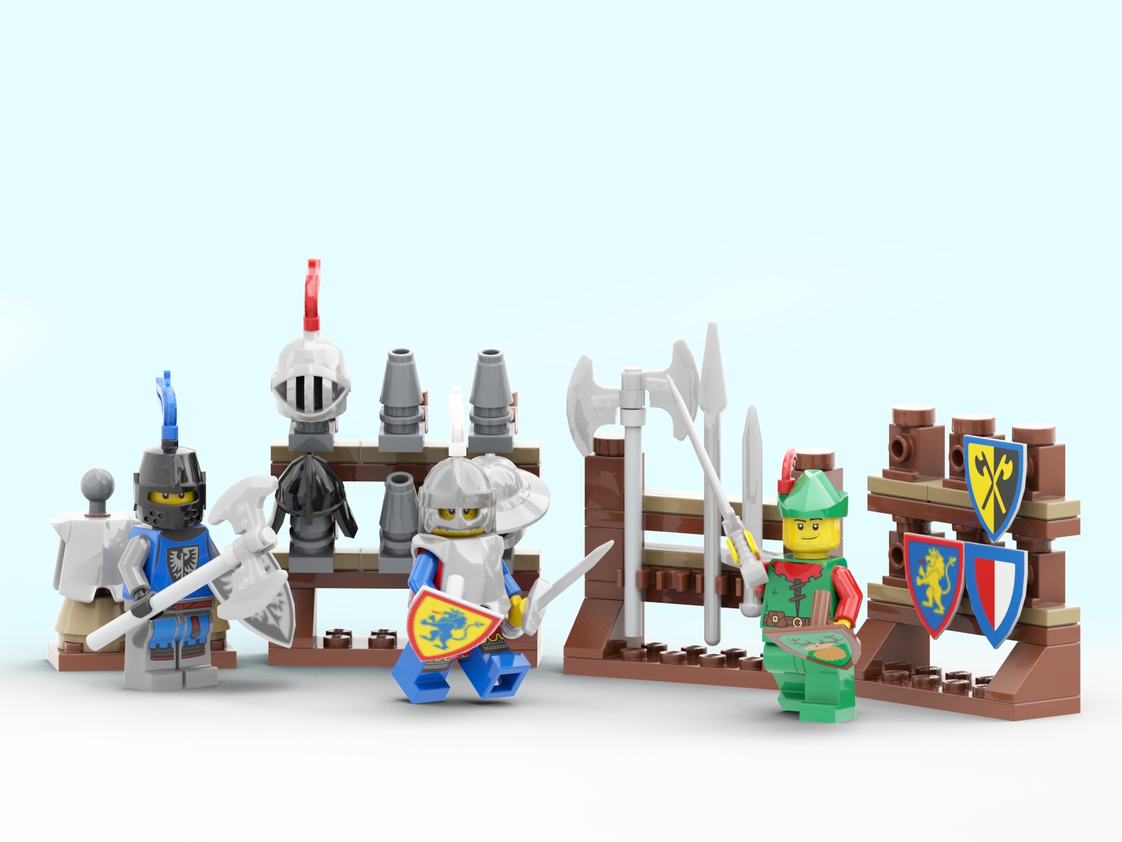[The medieval duel hall] [BrickLink]