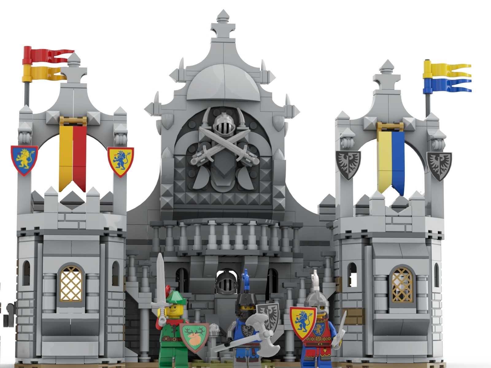 [The medieval duel hall] [BrickLink]