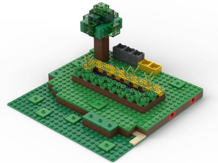 Minecraft Land from BrickLink Studio [BrickLink]
