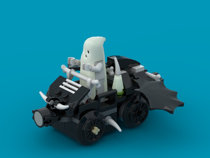 Halloween Ghost Train - Ghost Rider from BrickLink Studio [BrickLink]
