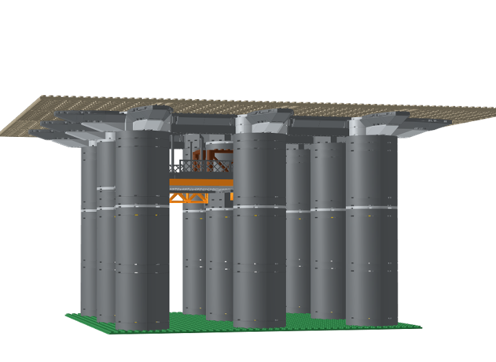 70x70 Elevated Multipurpose Platform from BrickLink Studio [BrickLink]